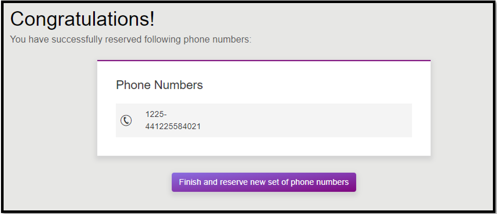 How to assign a new number on Wave.