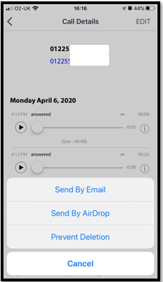 How to Record Calls with the Wave Softphone for iOS